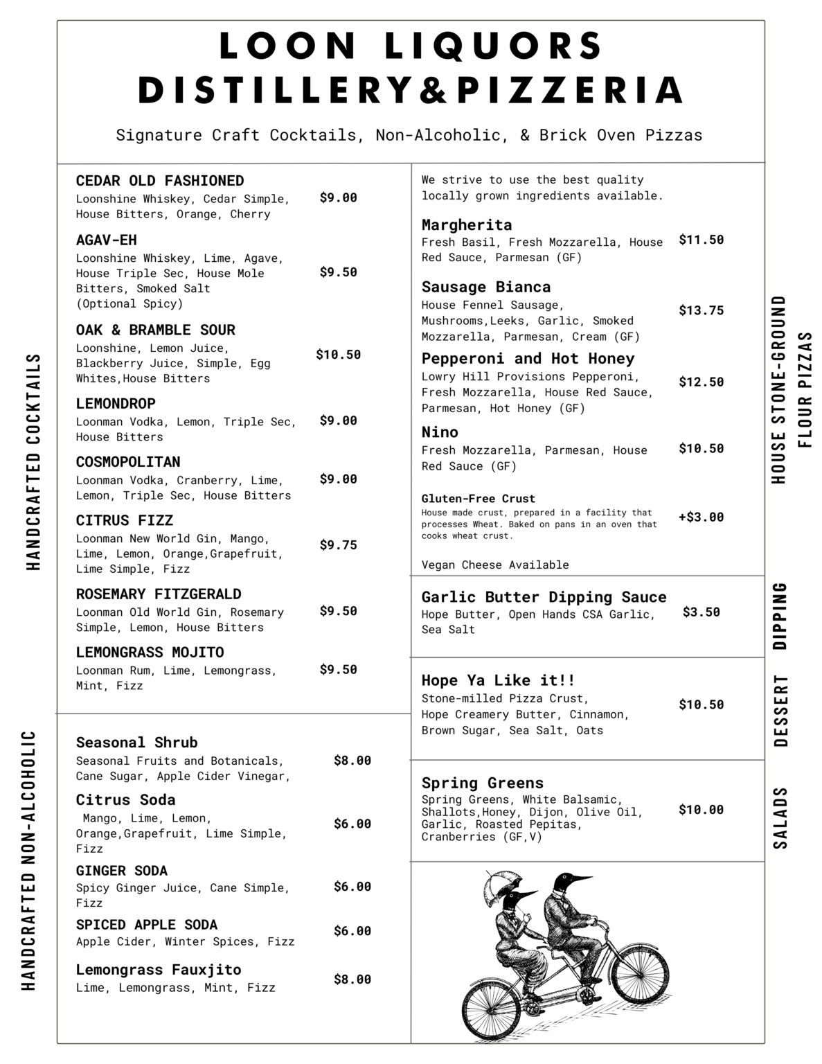 Cocktail Room & Pizzeria – Loon Liquors LLC
